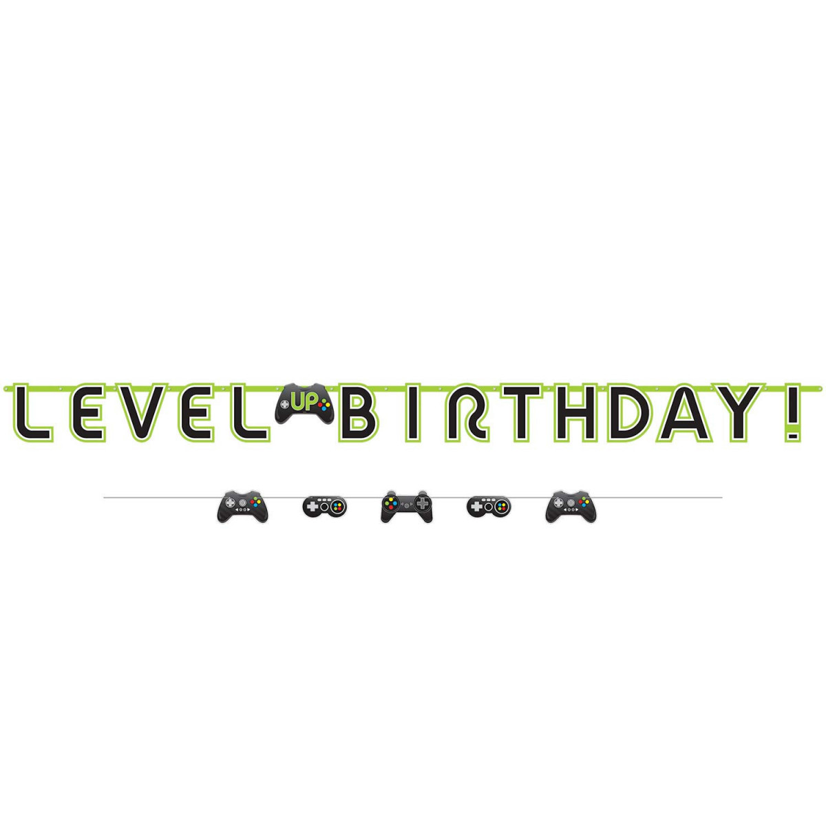 Level Up Happy Birthday Banner Kit