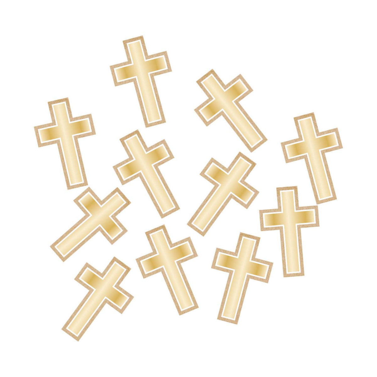 Gold Cross Table Scatters