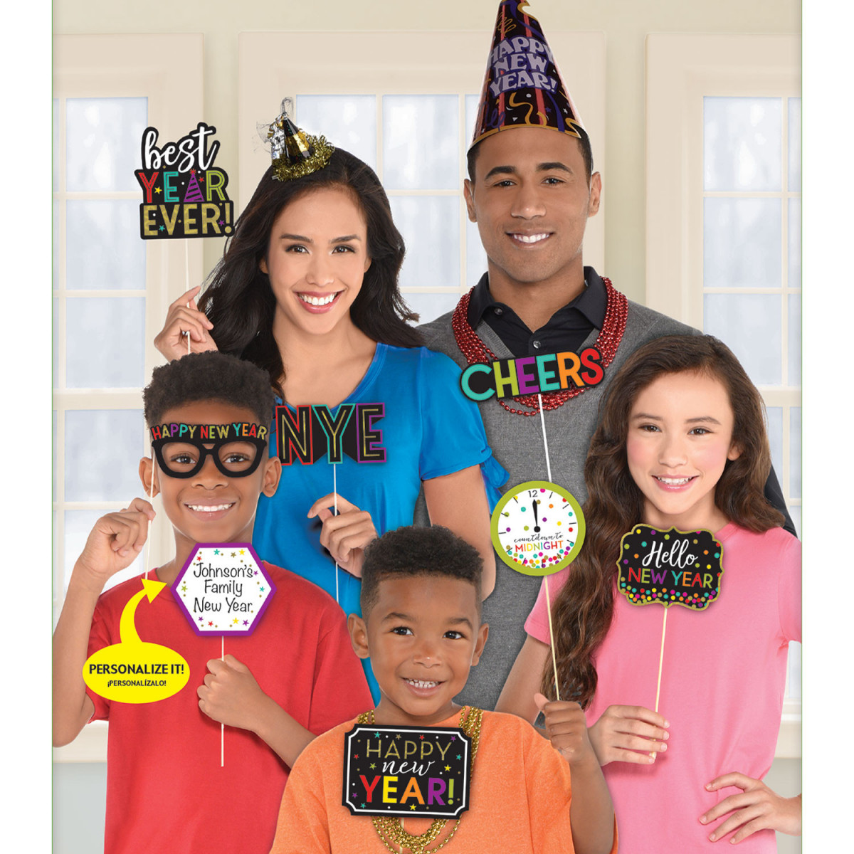 New Year Photo Booth Props